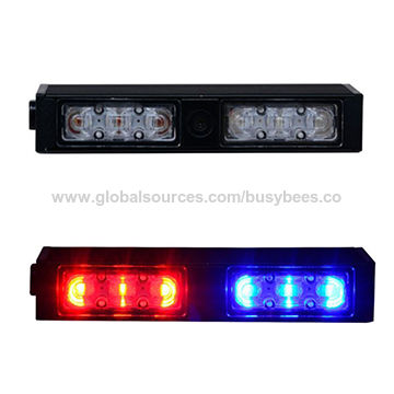 Red/Blue/White Police Emergency LED Warning Lights,12-24V,Tow Truck ...