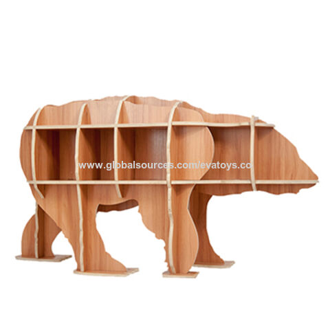 Buy Wholesale China Creative Animal-shaped Wooden Modern Bookcase For ...