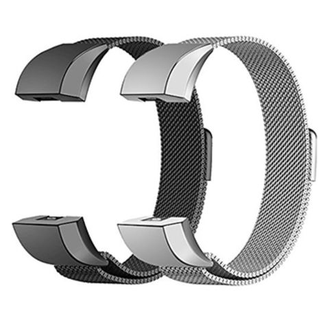 Adjustable Stainless Steel Metal Wristbands for Fitbit Alta & Alta HR ...