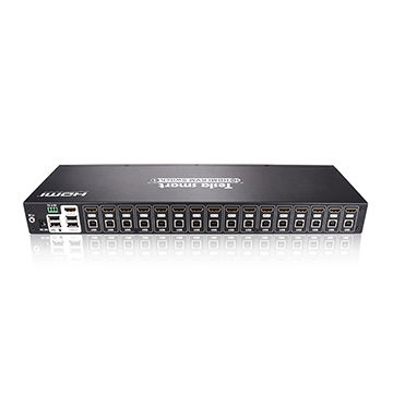 Buy Wholesale China Tesla Smart Usb 16 Port Kvm Switch With 19" Screen ...