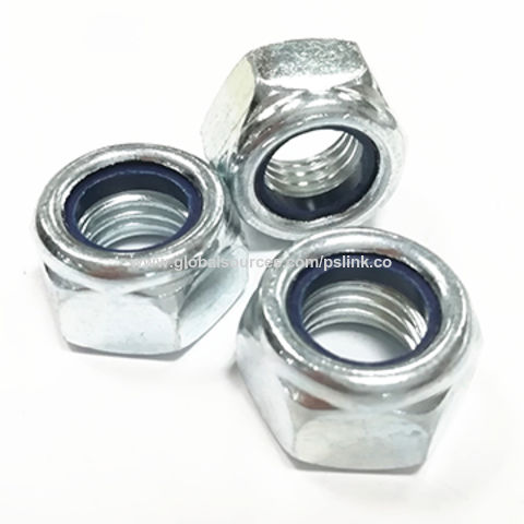 Buy Wholesale China M6 Nyloc Nut With Zinc-plating For Electrical ...