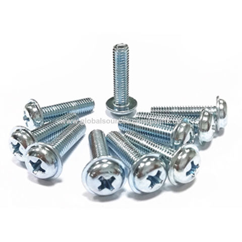 Buy Wholesale China M5 Pan Washer Head Machine Screw With Zinc-plating ...