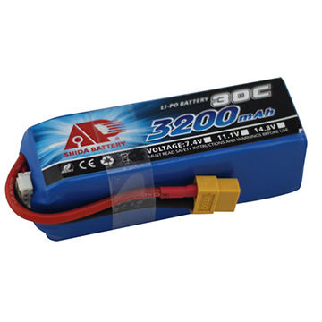 China 3200mAh 30C High rate 11.1V Lithium Polymer Battery for R/C Model ...