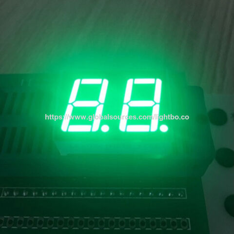 Buy Wholesale China Dual-digit 7-segment Led Displays 0.56-inch Pure Green Common Anode For Home ...