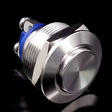 Buy Wholesale China 22mm Raised 1no Metal Push Button Switch Momentary ...