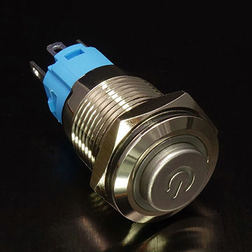 Buy Wholesale China 16mm Raised Power Luminous Signs Pushbutton, Led ...