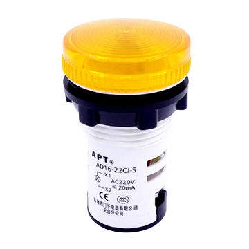 Buy Wholesale China Small Volume Indicator Pilot Light 22mm Led Yellow ...