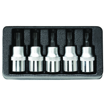 Buy Wholesale Taiwan 5-piece 1/2" Dr Torx Bit Socket Set & 5-piece 1/2 ...