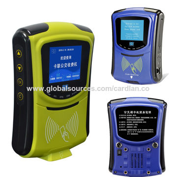 China Bus Ticket Validator Support Card Ticket Payment with GPRS/WIFI ...