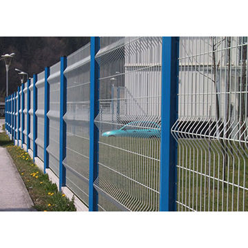 Triangle bending wire mesh fence, wire diameter 5.0mm, 3D panel Iron ...