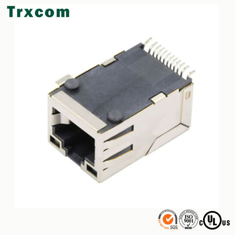 SMT RJ45 Connector with Single Port Tab-up J3011G21DNL, SMD rj45 ...