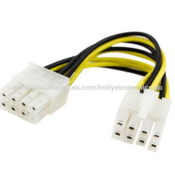 China ATX Power Cables, 8p Female to 8p Female ATX Power Supply Cable ...