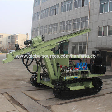 All-hydraulic Tracked Mining Drill, Drilling Rig For Coal Mine, Hard ...