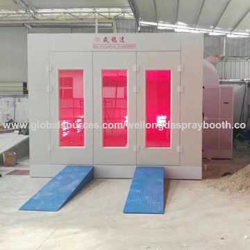 Buy Wholesale China Infrared Lamp Spray Booth With Basement & Spray ...
