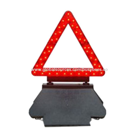 Buy Wholesale Taiwan Foldable Triangle Sign, Direction/flash/ Warning ...