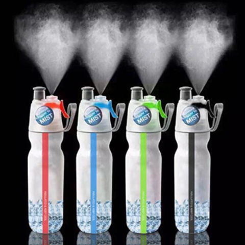 Spray Plastic Water Bottle Outdoor Water Bottle Sports Gym $1.68 ...