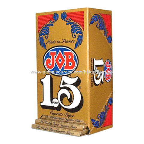China JOB 1.5 Cigarette Rolling Paper 24 Booklets on Global Sources ...