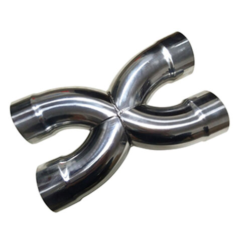 304 Stainless Steel 2.5 Inch X Pipe For Car Exhaust System, X Pipe ...