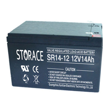 Buy Wholesale China 12v/14ah Battery With Sealed Lead-acid & 12v/14ah ...