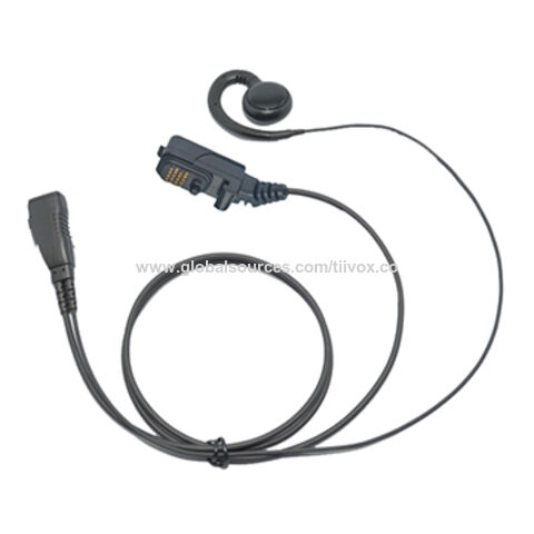Buy Wholesale China Two-way Radio Headsets, Split-wire Swivel Earpiece ...
