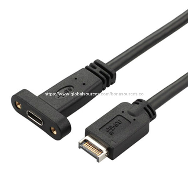 Buy Wholesale China Usb 3.1 Type-e Male To Usb Type-c Female Front ...