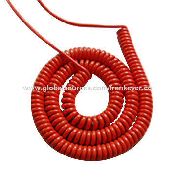 ChinaFlexible PVC/PU Jacket Spiral Cable on Global Sources