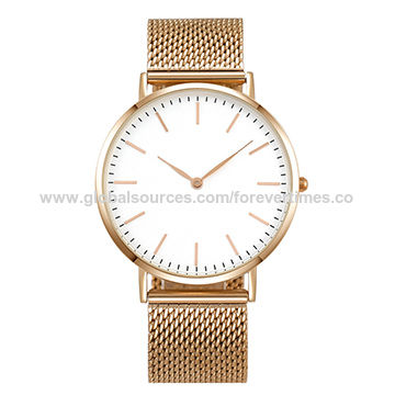 Buy Wholesale China Unisex 3atm Waterproof Japan Movement Mesh Bands Dw ...