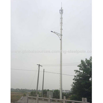 Buy Wholesale China Tapered Telecommunication Monopole With Hot-dip ...