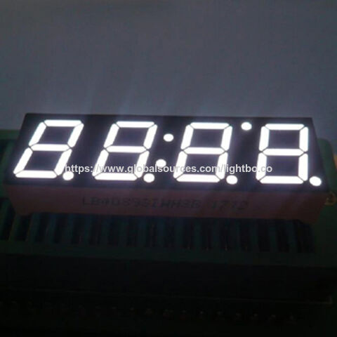 Buy Wholesale China Ultra White 4-digit 0.39" 7-segment Led Clock ...