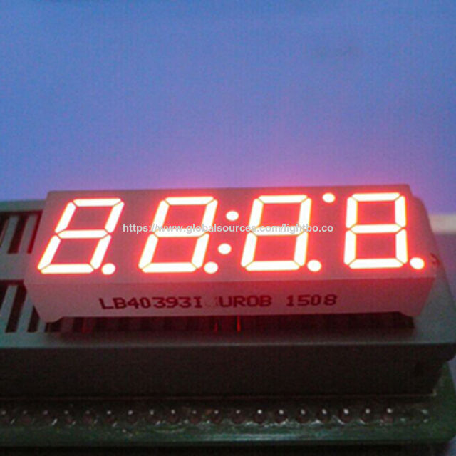 Buy Wholesale China Ultra Red 7 Segment Led Display, 4-digit, 0.39-inch Common Anode For ...