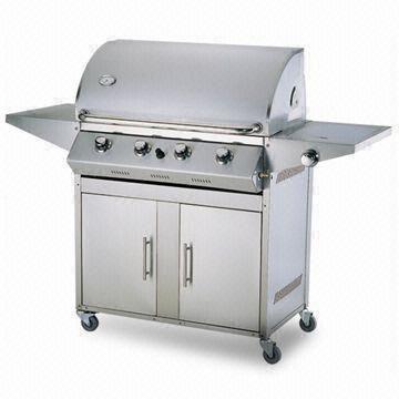 Buy Wholesale China Gas Bbq Grills With Double-layer Round Cover & Gas ...