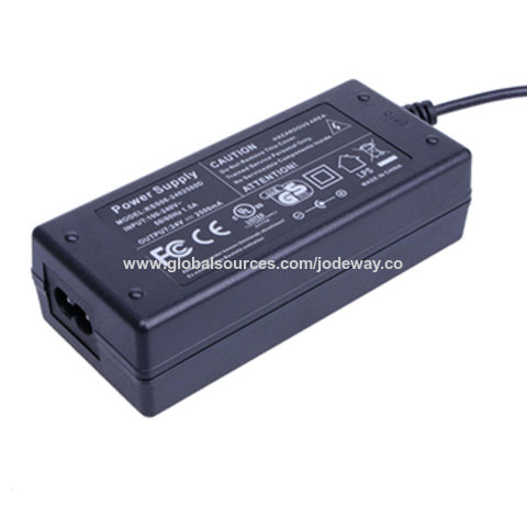 60W desktop AC/DC adapter, certificate for UL, TUV, CE, PSE, FCC, CB, C ...