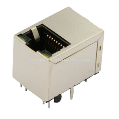 Buy Wholesale China Single Port Vertical Rj45 Jack, 180 Degree Top Entry Rj45 With P/n Jd2 ...