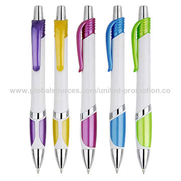 Buy Wholesale China Retractable Plastic Ballpoint Pen, Promotional ...