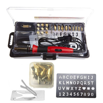 Buy Wholesale China Professional Dual Wood Burning Pen Set Kit Wood ...