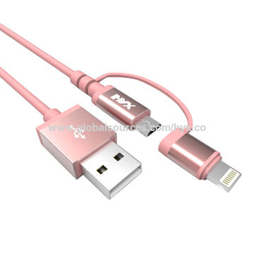 Buy Standard Quality China Wholesale Apple Mfi 9 Pin Certified 2-in-1 ...