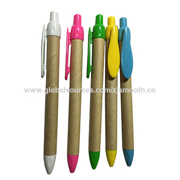 Buy Wholesale China Paper Body Ball Point Pen,eco-friendly & Paper Body ...