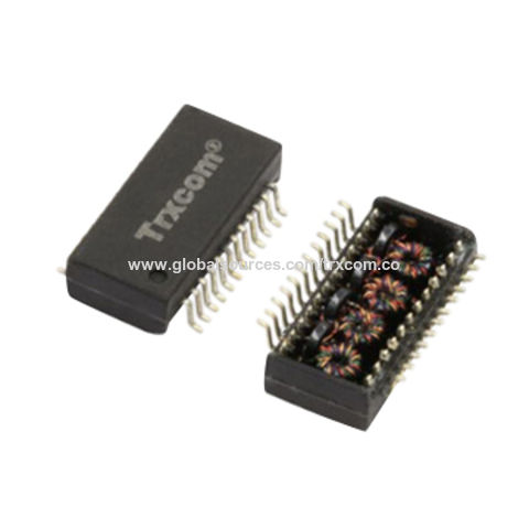 Buy Wholesale China Smd 48pin Dual Port Gigabit Poe Lan Transformer ...