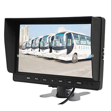 7-inch HD Truck Monitor with 4CH Video Input, truck monitor Split quad ...