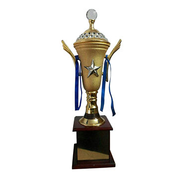 Buy Wholesale India Crystal Large Trophy Set Of 3 Cup & Crystal Large ...