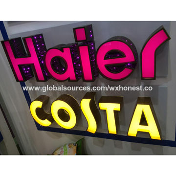 Buy Wholesale China Front Lit Channel Letters 3d Signs With ...