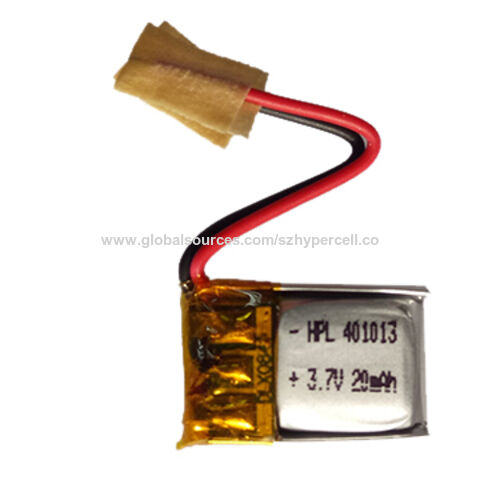 China Lithium-polymer Battery, HPL401013 3.7V/20mAh, IoT, Smart ...