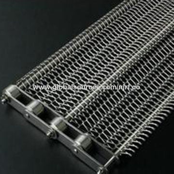 China New arrival custom design stainless steel chain link conveyor ...
