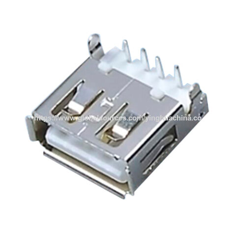 Buy Wholesale China A-type Female Usb 2.0 Connector, Right Angle Mid ...