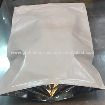 Buy Wholesale India Aluminum Transparent Pouches With Zipper Lock 7x10 ...
