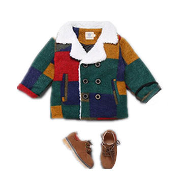 Buy Wholesale China Winter Kid Clothing Colorful Plaid Children Wool ...
