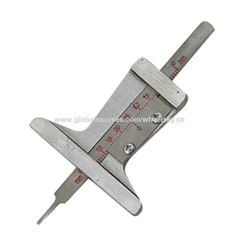 Metal Tread Depth Gauges, Two Sides Bar - China Wholesale Metal Tread ...