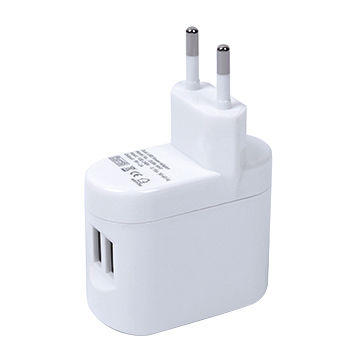 Buy Wholesale China Dual Usb Home Charger 2.1a Eu Plug & Dual Usb Home ...