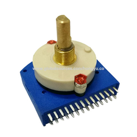 China 39mm 2-section Rotary Switch, 2-gang 11-position/60° Changeover ...