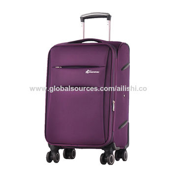 Buy Wholesale China Soft Side Waterproof Nylon Trolley Luggage Suitcase ...